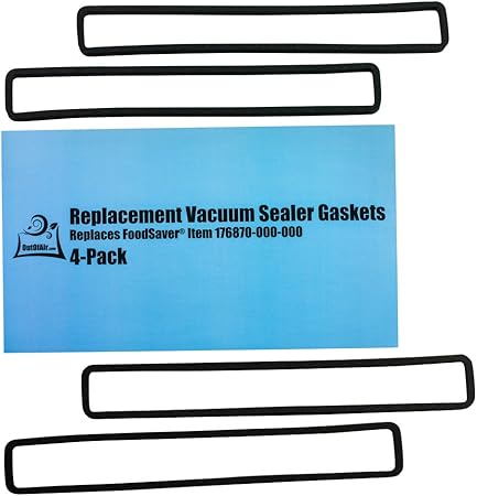 Amazon.com: Replacement Gaskets (4 Foam Gaskets) for FoodSaver - Fits ...