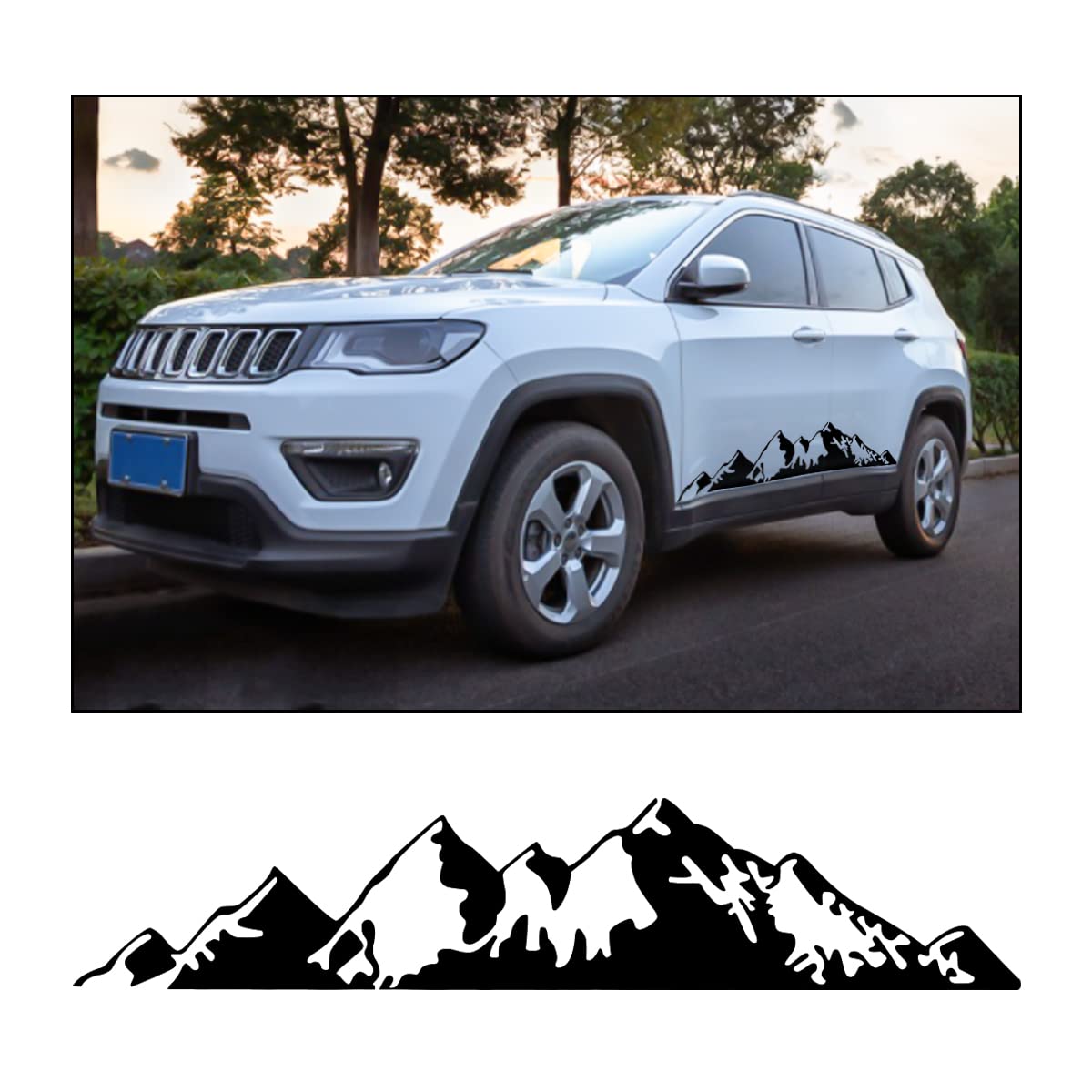 Mua Forest and Mountain Car Body Stickers, Car Side Body Stickers Self ...