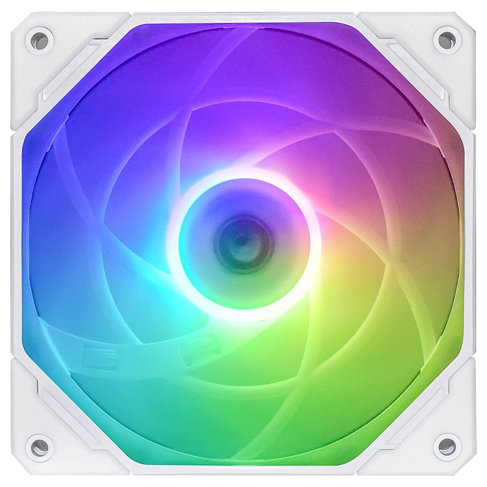 Mua ID-COOLING NO-12015-XT-ARGB Snow Case Fan 15mm Thickness PWM Fan 5V ...