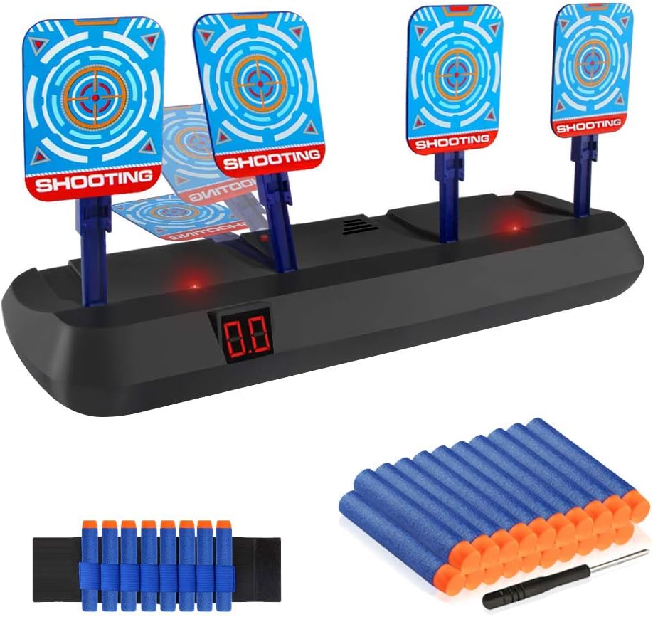 Blasland Electronic Nerf Target for Nerf Guns, Target Set with 20 Pcs ...