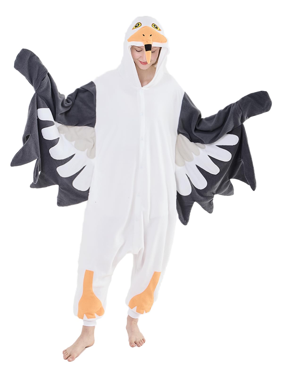 NEWCOSPLAY Animal Onesie Costume Adult Pajamas Plush One Piece Cosplay ...