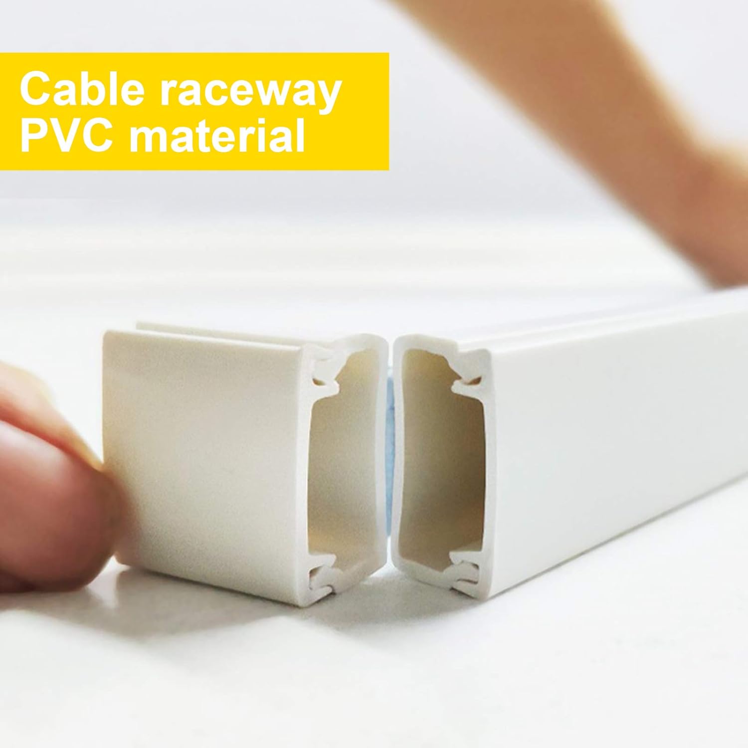 Cable Trunking, Cable Wall Cover, Paintable Cord Hider to Hide Wires ...