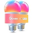 Govee LED Smart Light Bulbs, 1000LM Color Changing Light Bulb, Wi-Fi ...
