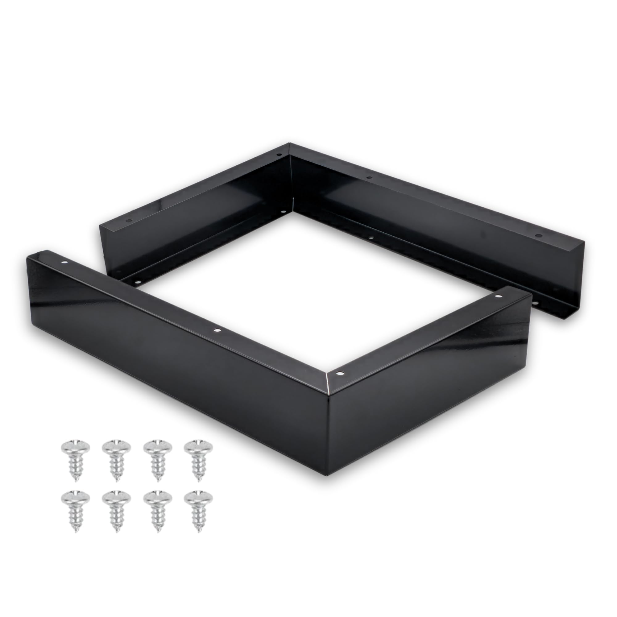 Universal Microwave Trim Kit - Black Metal Microwave Filler Kit Fits ...