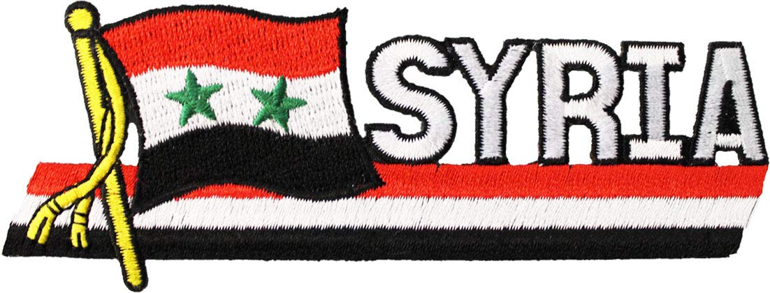 Amazon.com: Syria - Country Flag Patch: Garden & Outdoor
