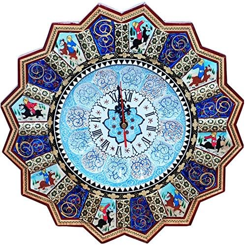 Persian Handicrafts Khatam Kari Wall Clock, Multi price in UAE | Amazon ...