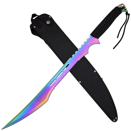 Snake Eye Tactical Fantasy Sword w/Nylon Sheath Machete Outdoors ...
