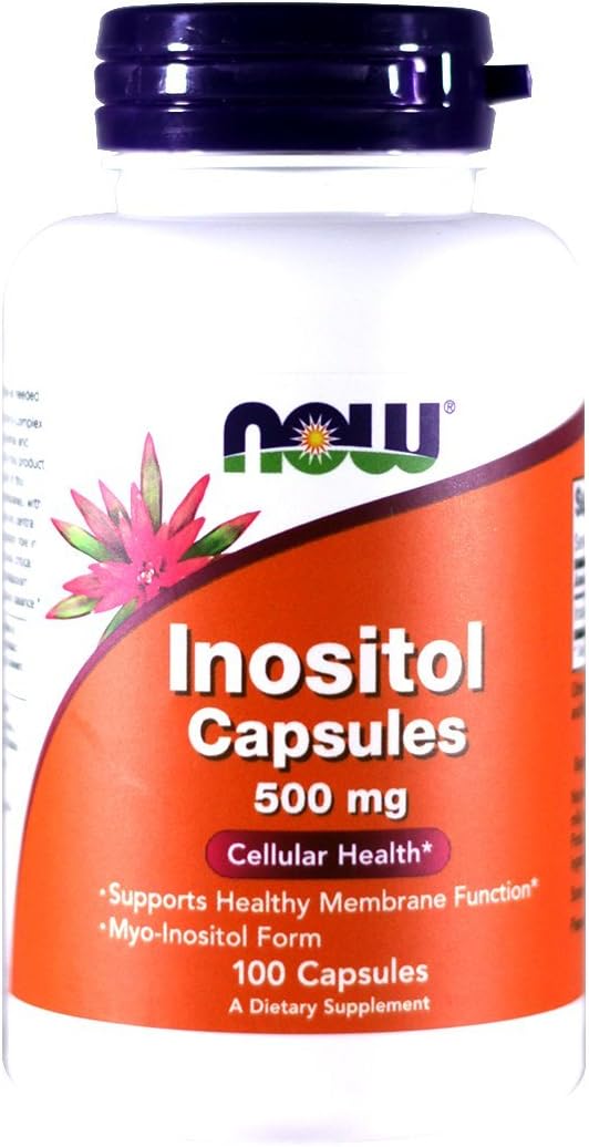 Amazon.com: NOW Inositol 500mg,100 Capsules (Pack of 3): Health ...