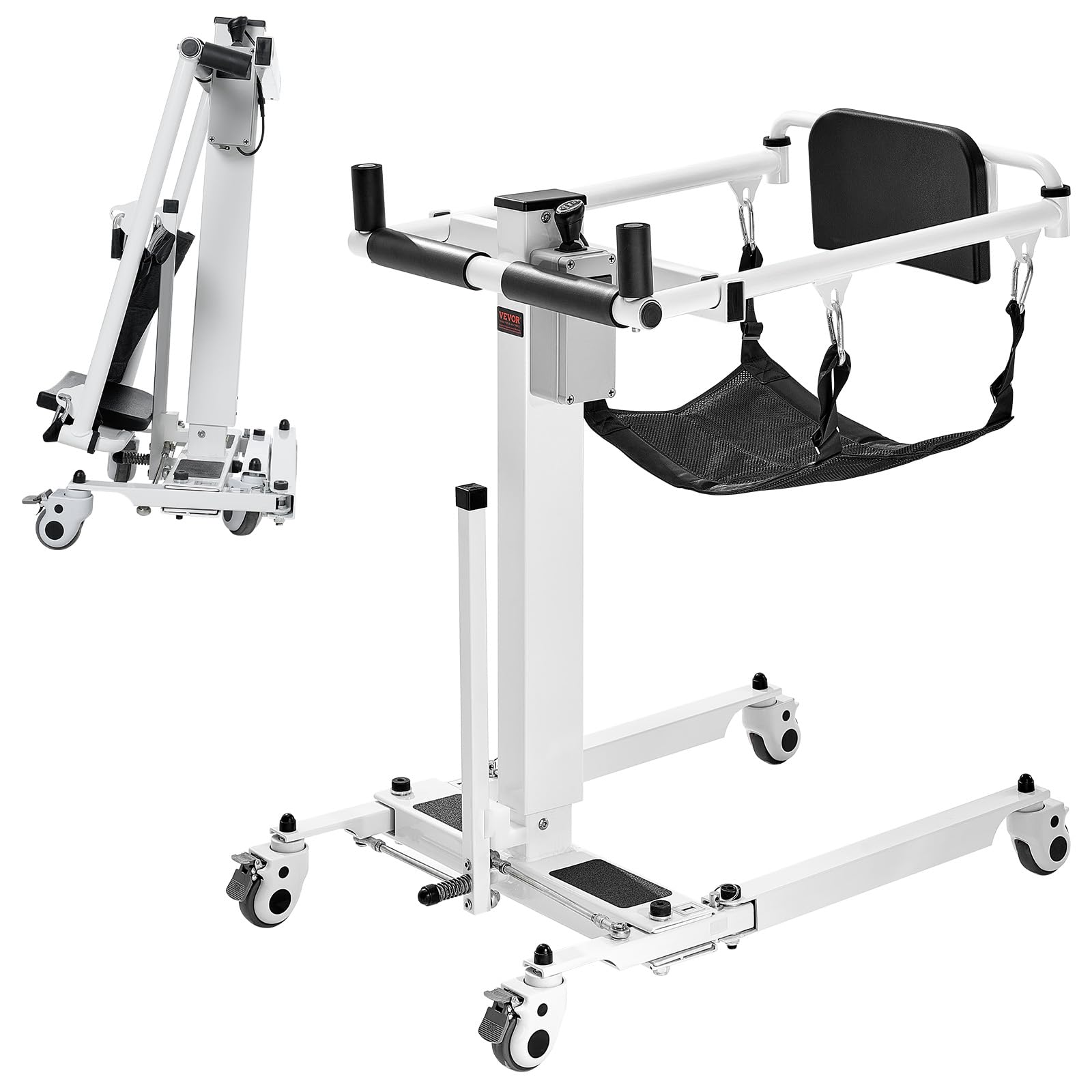 VEVOR Electric Patient Lift Transfer Chair, Foldable Patient Lift ...