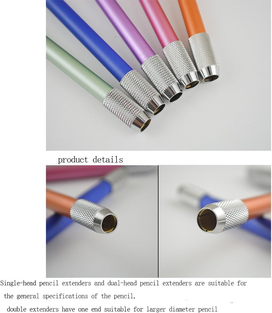 Sipliv Single Head Metal Pencil Holder Pencil Extender for Sketch ...