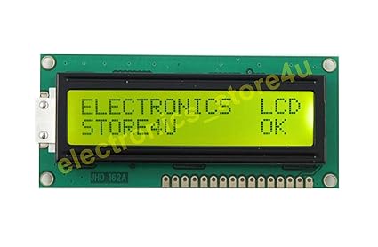 16 x 2 LCD Display With Y/G Backlight - Original JHD Model No. JHD162A ...