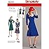 Amazon.com: Simplicity 1940's Retro Pattern 1777 Misses Dress with ...