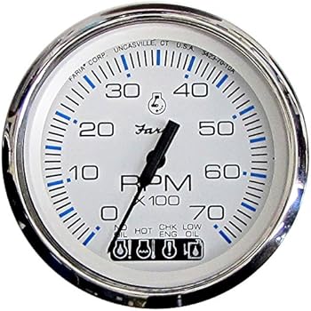 Amazon.com: Evinrude Etec New Icon Tach Pro Tachometer Kit 4" Black ...