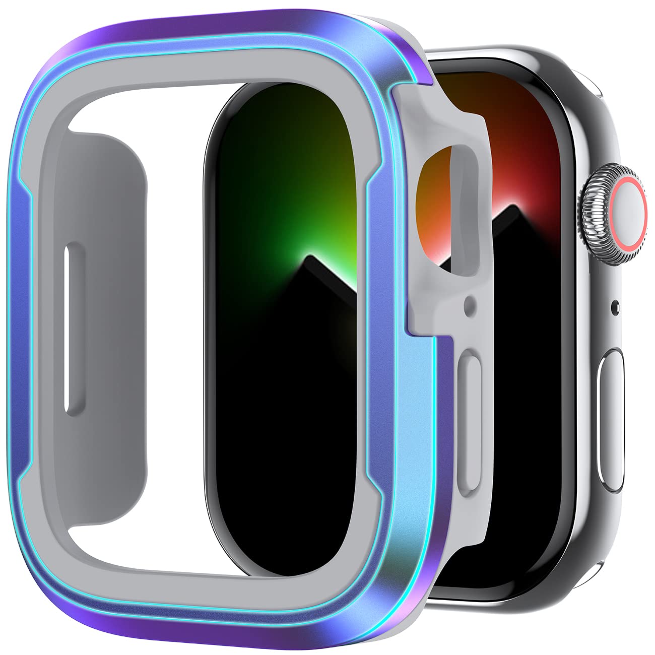 Lamicall Aluminum Rugged Case Armor Designed for Apple Watch Case ...