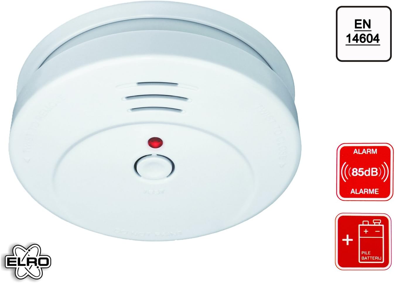 Elro RM144C Rauchwarnmelder/Brandmelder zertifiziert EN: Amazon.de: Elektronik