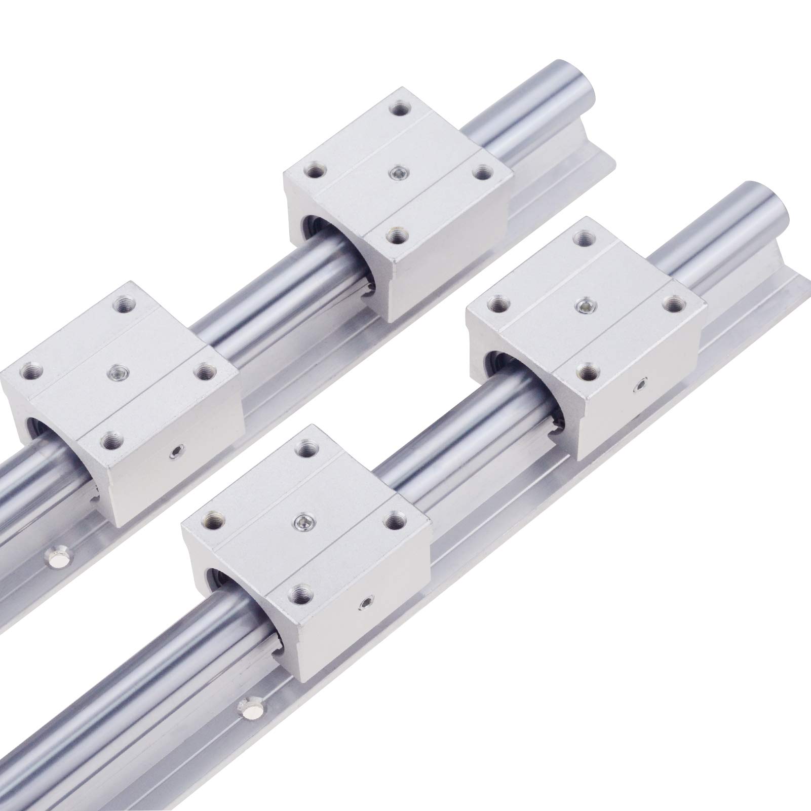 Mua Linear Rail 2PCS SBR12-500MM Linear Guide 2 Linear Guide Rails and ...