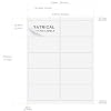 Batrical 2" x 4" Shipping Labels, 1000 Labels, Matte Finish, White, 10 ...
