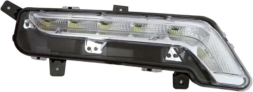Amazon.com: HEADLIGHTSDEPOT Chrome Housing LED Daytime Running Light ...
