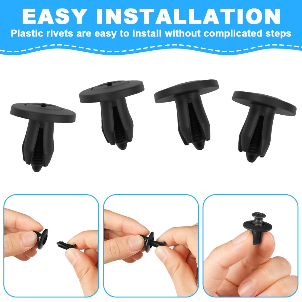 Mua Adiwo Plastic Rivet Fasteners, 60 PCS Car Body Retainer Clips Set ...