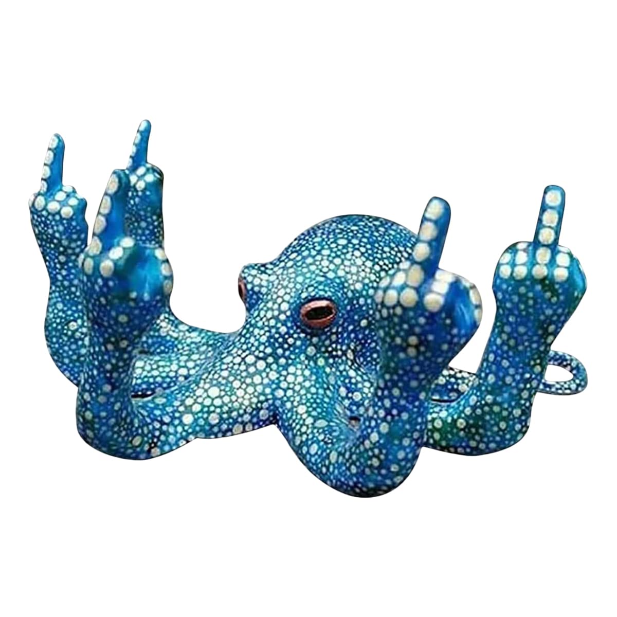 Middle Finger Octopus?Middle Finger Statue?Weird Decor Suitable for ...
