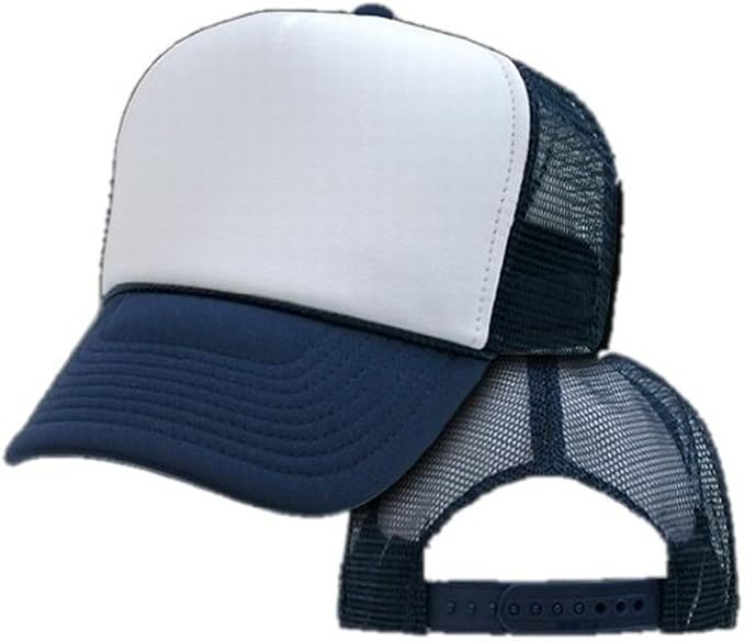 Two Tone Trucker Hats Navy Blue Blank Trucker Cap Amazon co uk Two Tone Trucker Hats Navy Blue Blank Trucker Cap Amazon co uk