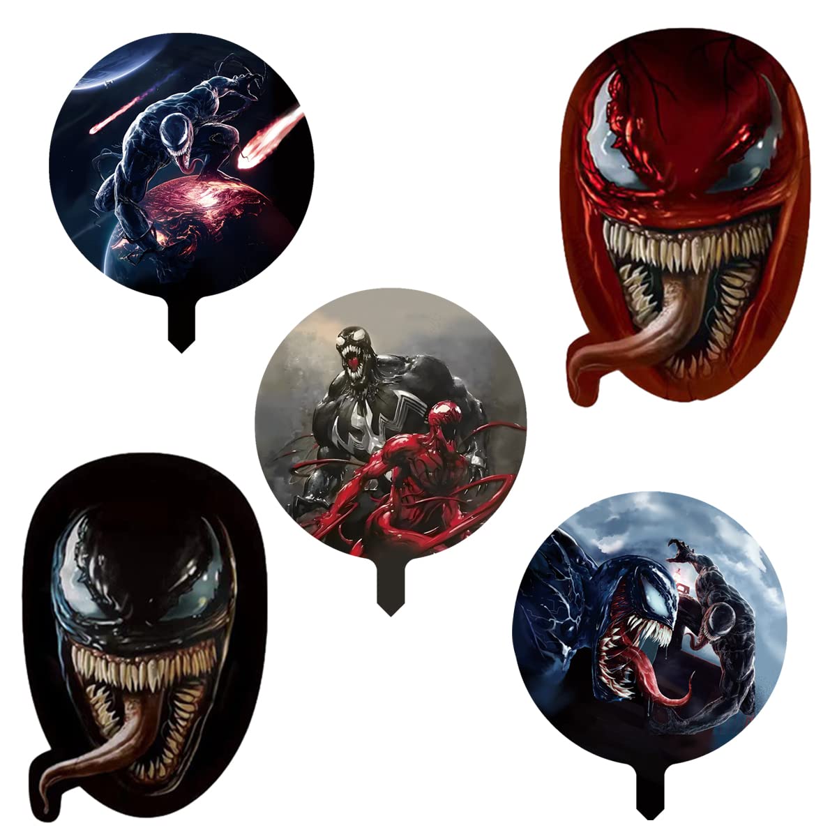 Mua 5Pack Venom Foil Balloons for Boys Birthday Baby Shower Venom Theme ...