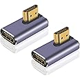 Amazon.com: Poyiccot HDMI 90 Degree Adapter 8K, Right Angle HDMI 2.1 Adapter, 48Gbps Male to ...