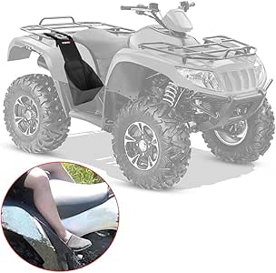 2 Pcs ATV Rear Passenger Foot Pegs Universal Adjustable Foldable Foot ...