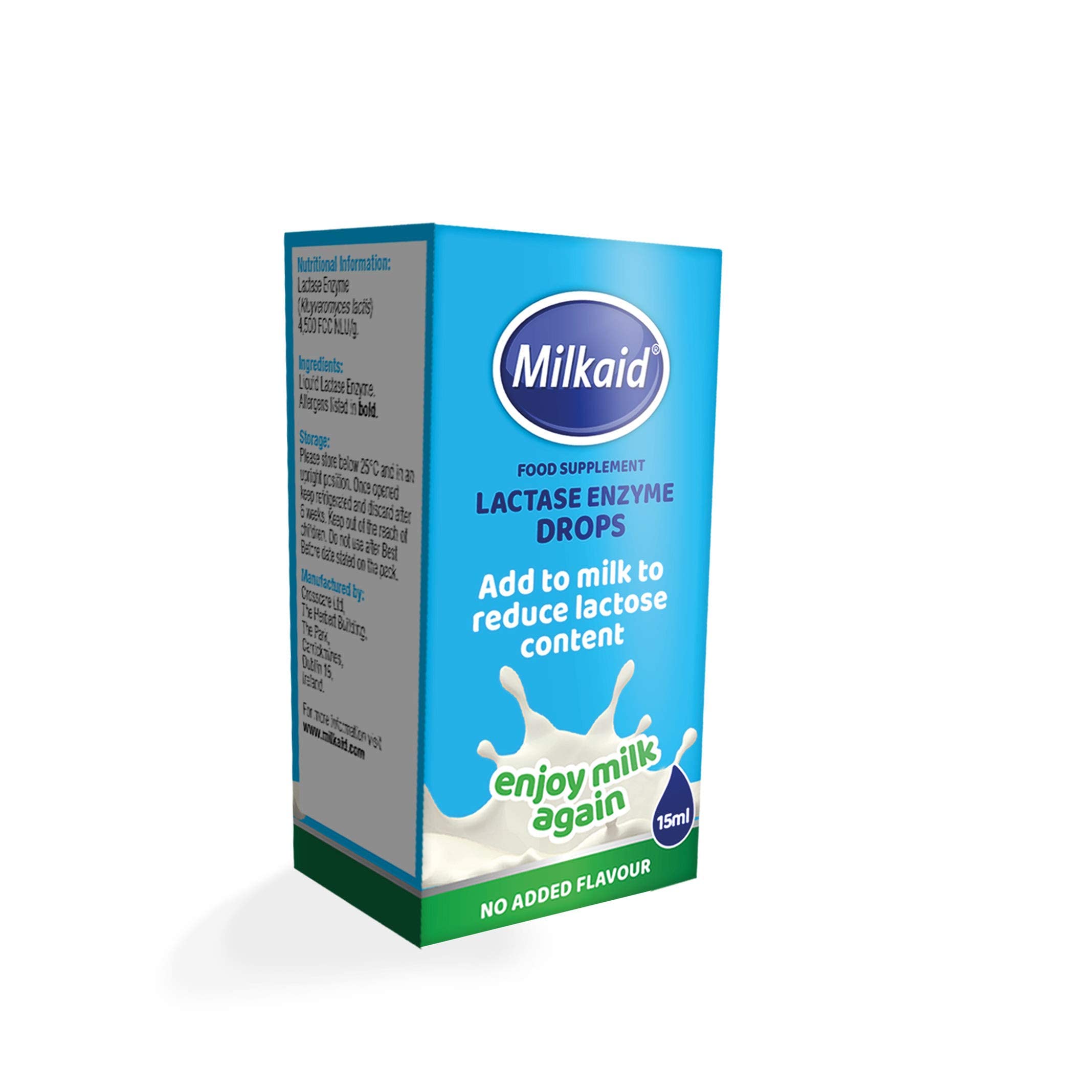 Mua Milkaid Lactase Enzyme Drops Tablets for Lactose Intolerance Relief ...