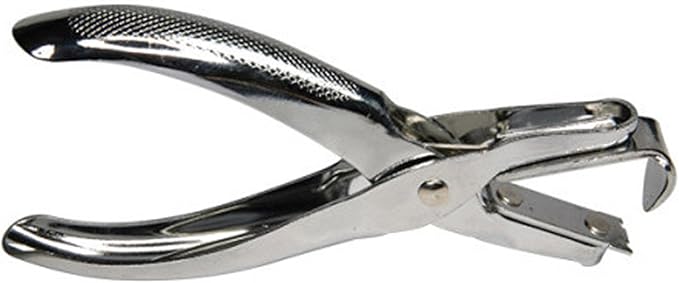 LEVAPUNTI A PINZA IN METALLO SILVER ADATTO PER RIMUOVERE PUNTI METALLICI: Amazon.it: Cancelleria ...