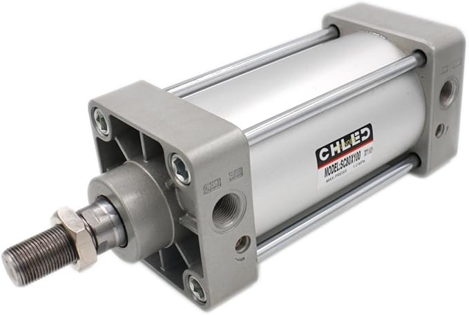 Amazon.com: Baomain Pneumatic Air Cylinder SC 80 x 100 PT 3/8, Bore ...