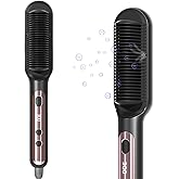 Amazon.com : TSUYAGLA Hair Straightener Brush, Portable Ionic Hair Straighteners for Women 30s ...