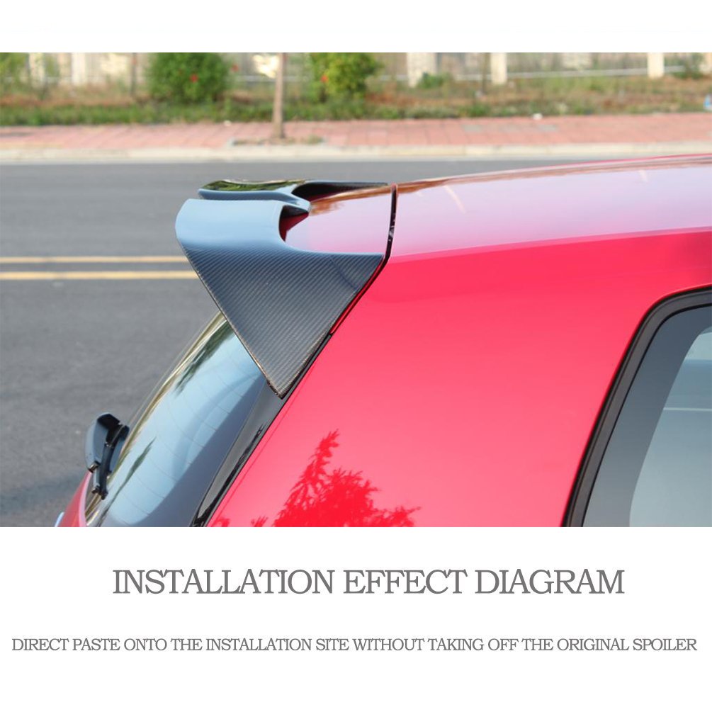 JC SPORTLINE Rear Roof Window Spoiler fits for Volkswagen VW Golf 7 MK7 ...