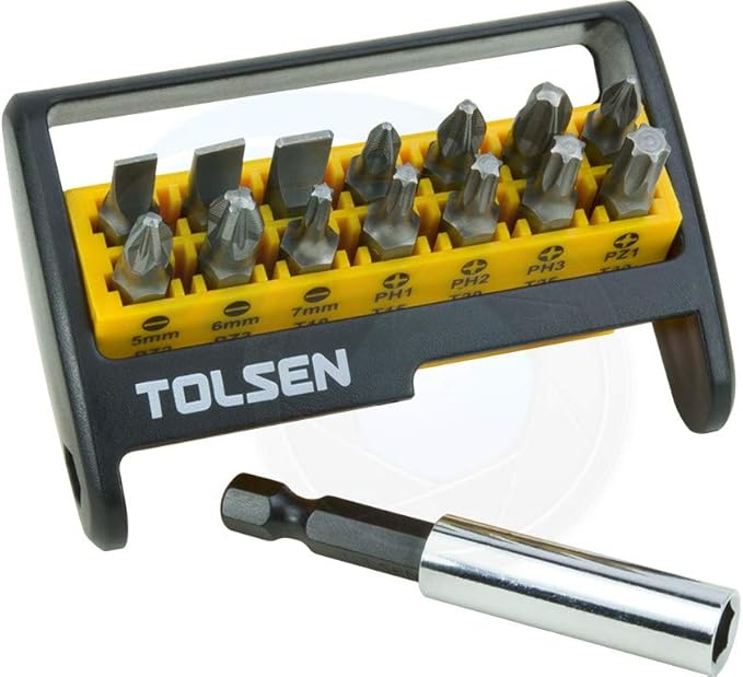 15pcs Magnetic Bit Holder Set for Cordless Screwdriver Screw Gun Drill ...