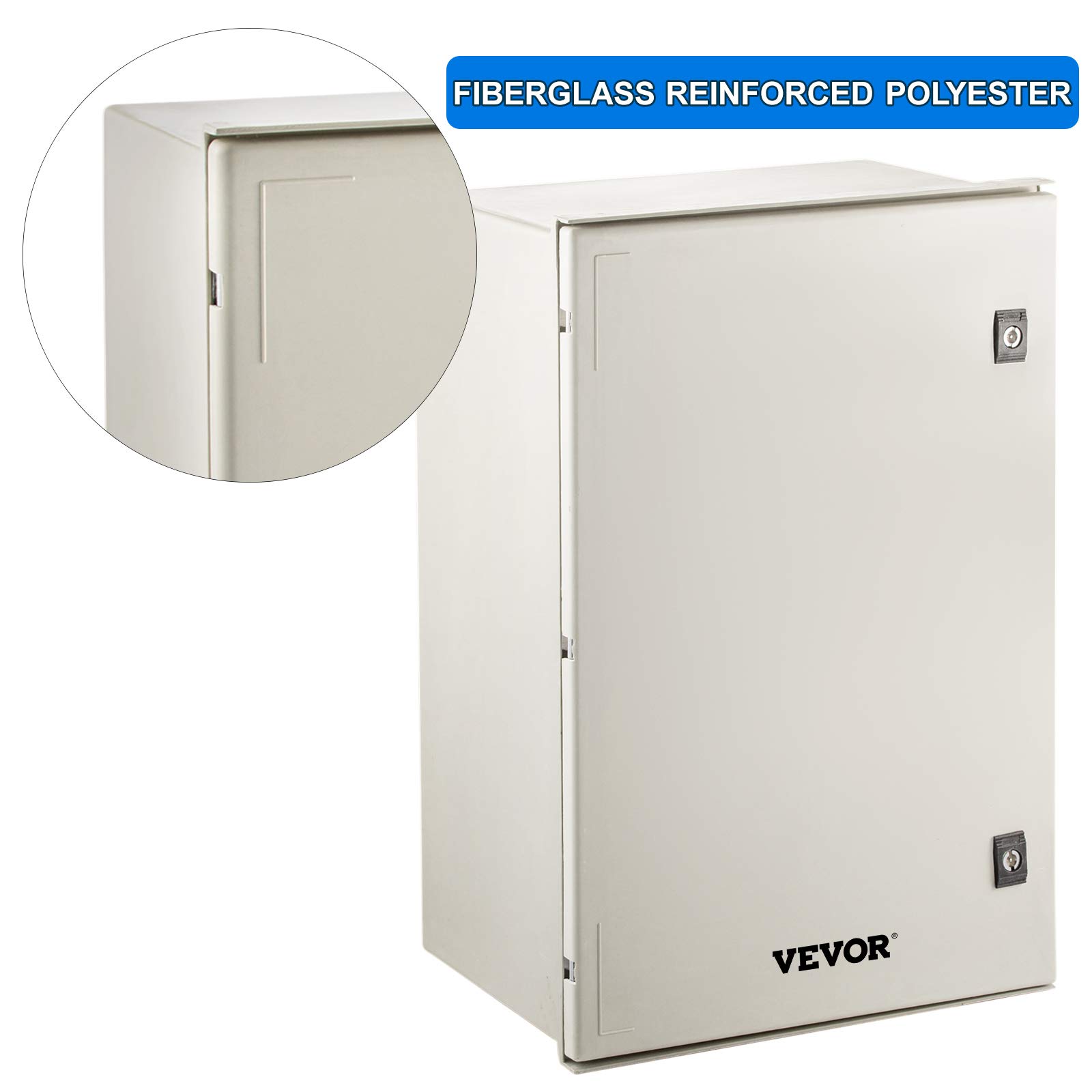 Mua VEVOR Fiberglass Enclosure 23.6 x 15.7 x 9.1 Electrical Enclosure ...