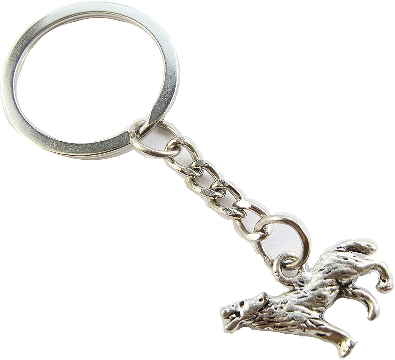 Wolf keychain, Werewolf keychain, Animal, Wolf Jewellery, Wolf Charm ...