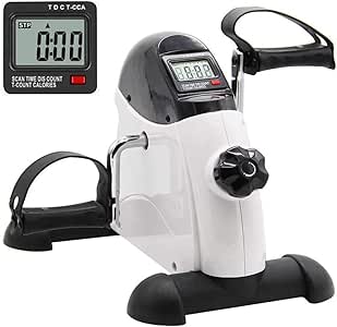 Medical Exercise Bike Pedal Exerciser Mini Peddler for Leg and Arm ...