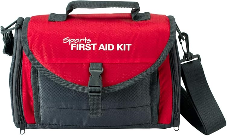 Amazon.com: 24/7 First Aid 189 Piece Coaches First Aid Kit, Red, 59544 ...