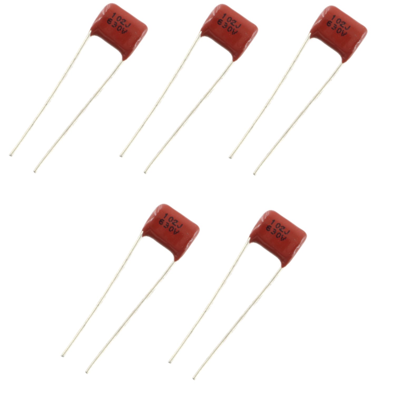 CAP FILM 0.1UF 10% 630VDC RADIAL 5 Pc. capacitor Industrial Capacitors
