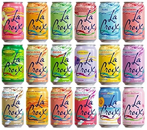 La Croix Sparkling Water Variety Pack, 12 Fl Oz Cans - (18 Pack) in ...