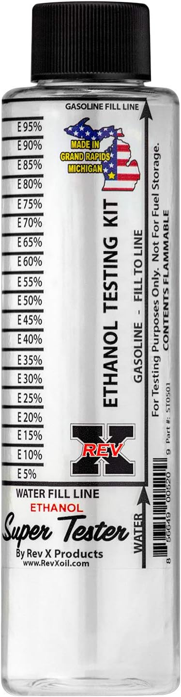 REV X Super Tester Flex Fuel Ethanol E85 to E10, E15, E20, E25 Test Kit ...
