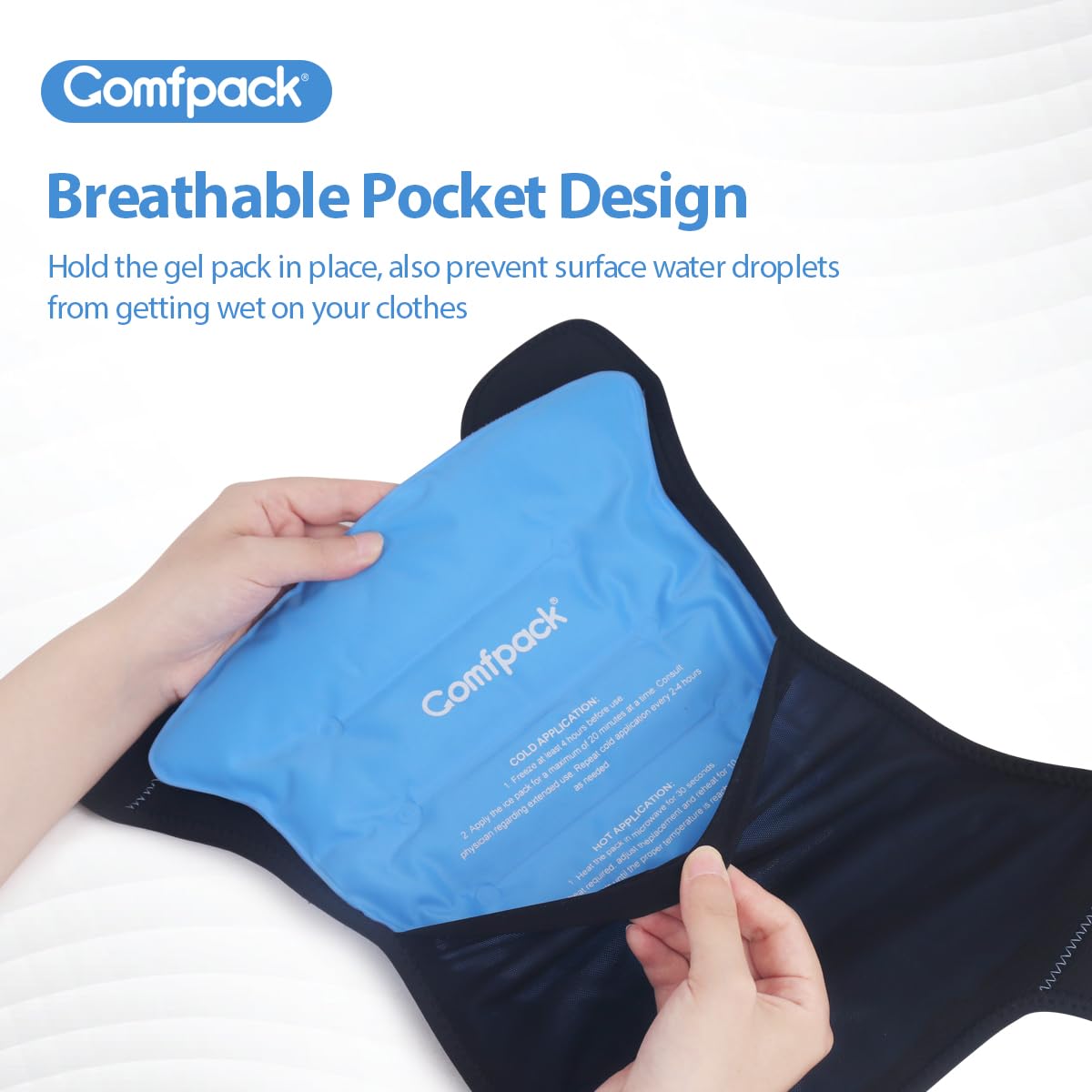 Mua Hip Ice Pack Wrap After Surgery, Reusable Compress Hip Brace with ...