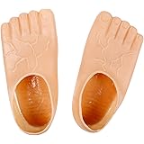 Amazon.com: Skeleteen Barefoot Funny Feet Slippers - Jumbo Big Foot ...