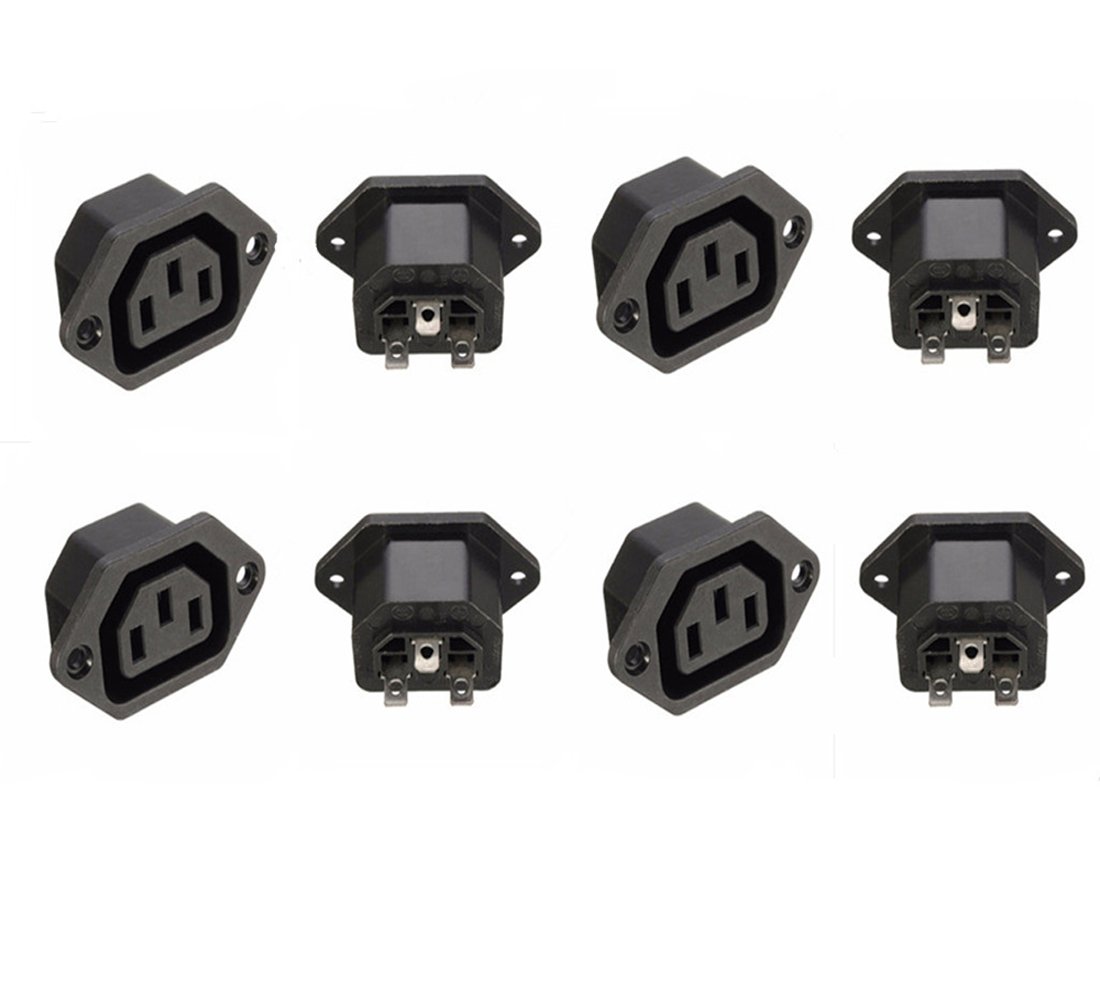 Mua GFORTUN 8PCS AC 250V 10A IEC 320 C13 Panel Mount Female Inline ...
