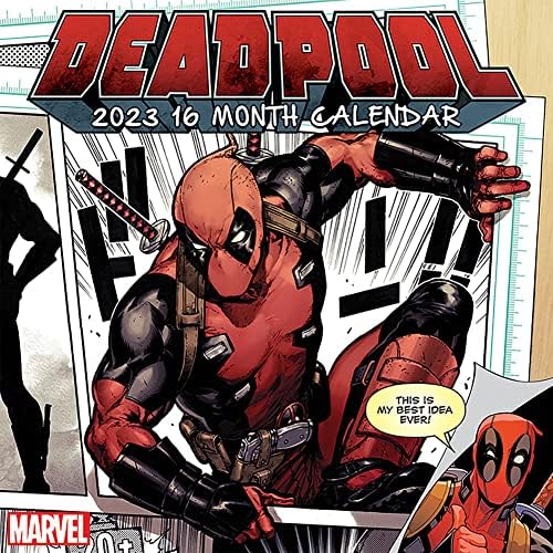 Deadpool 2023 Official Calendar 2023 12 Month Original English Finish ...