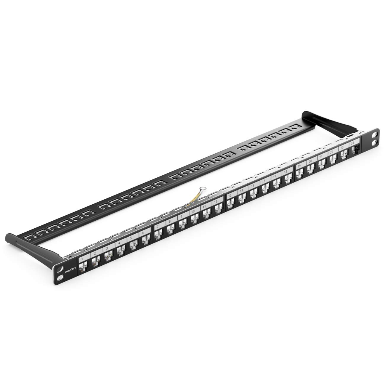 Mua deleyCON 24 Port CAT 6a Patch Panel Set Patch Panel Modular 0.5 U ...