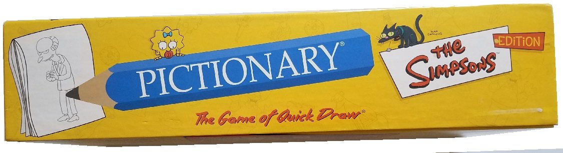 Action Figures Pictionary The Simpsons edition USAopoly Action