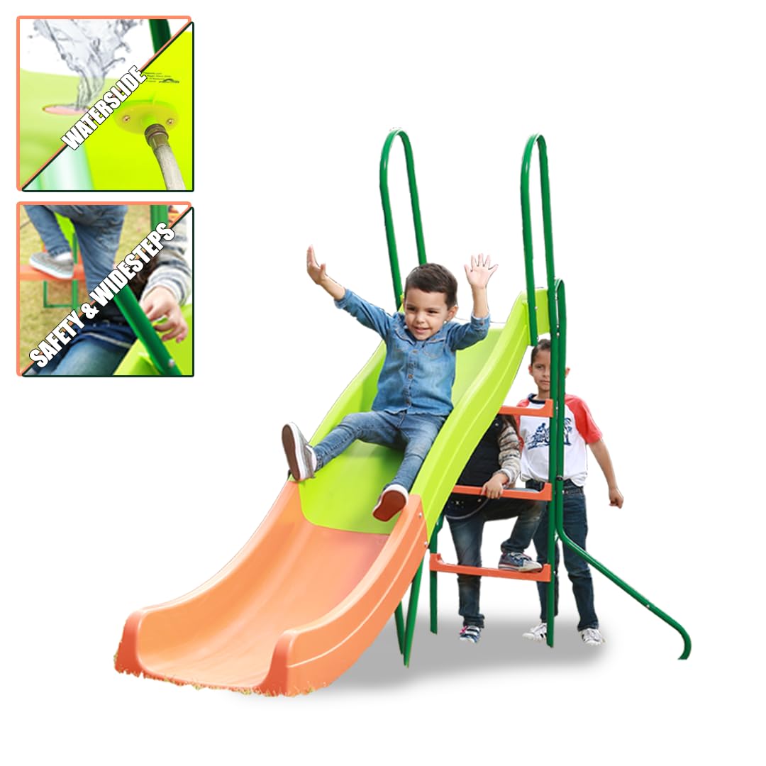Mua Platports 8 FT Freestanding Backyard Wavy Water Slide for Children ...