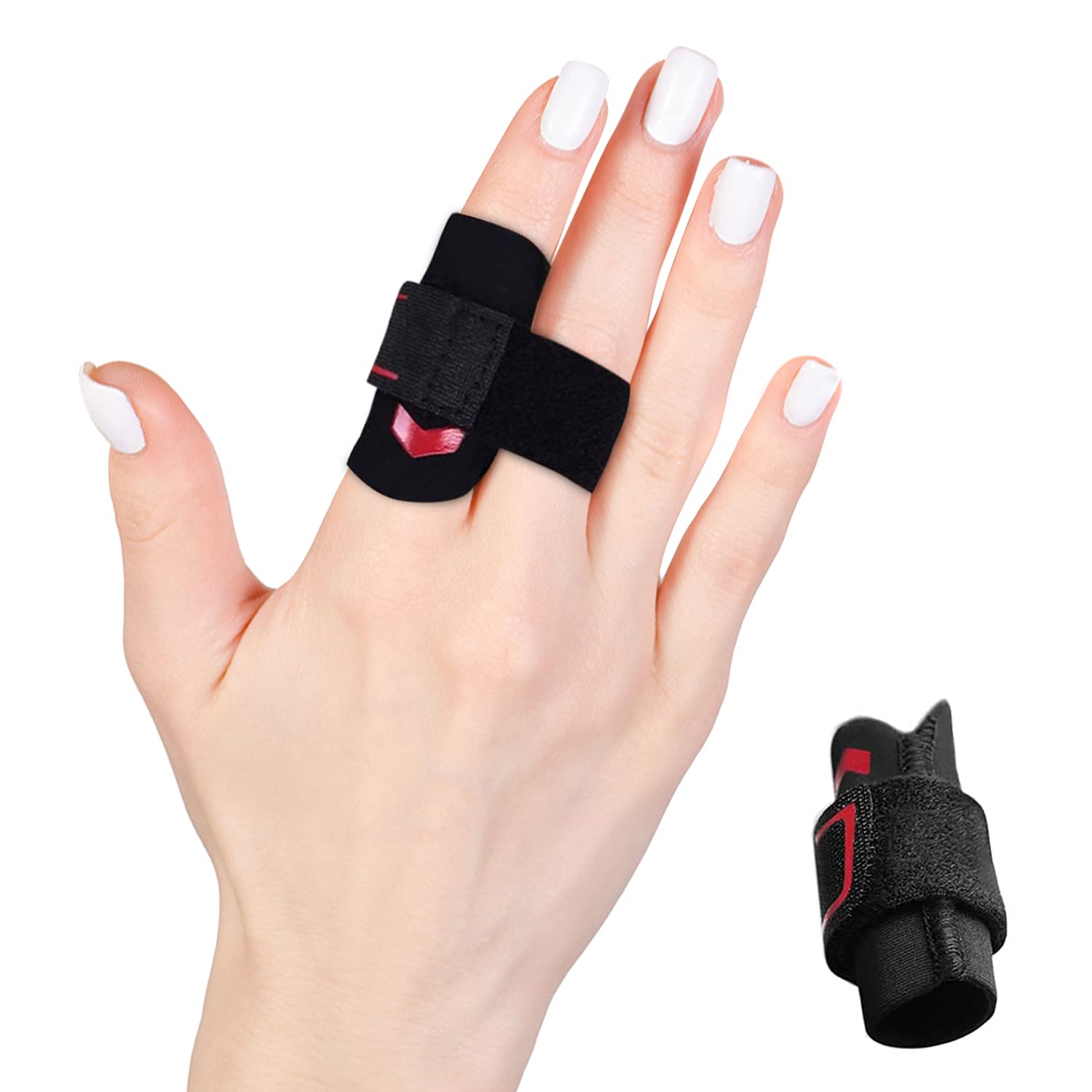 Mua Neoprene Finger Splint Wraps Adjustable Finger Brace Trigger Finger ...