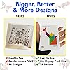 3 Bees & Me 2 Wooden Tangram Shapes Puzzle Toys with 52 Pattern Cards ...